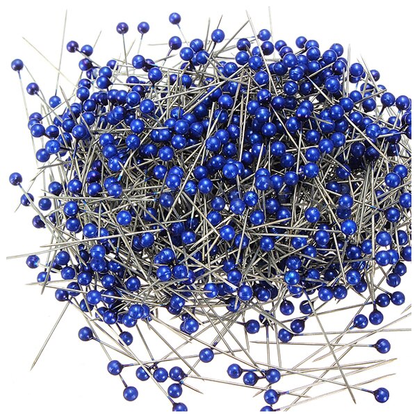 800 X Pearl Round Head Dressmaking Sewing Pins Dec... – Grandado
