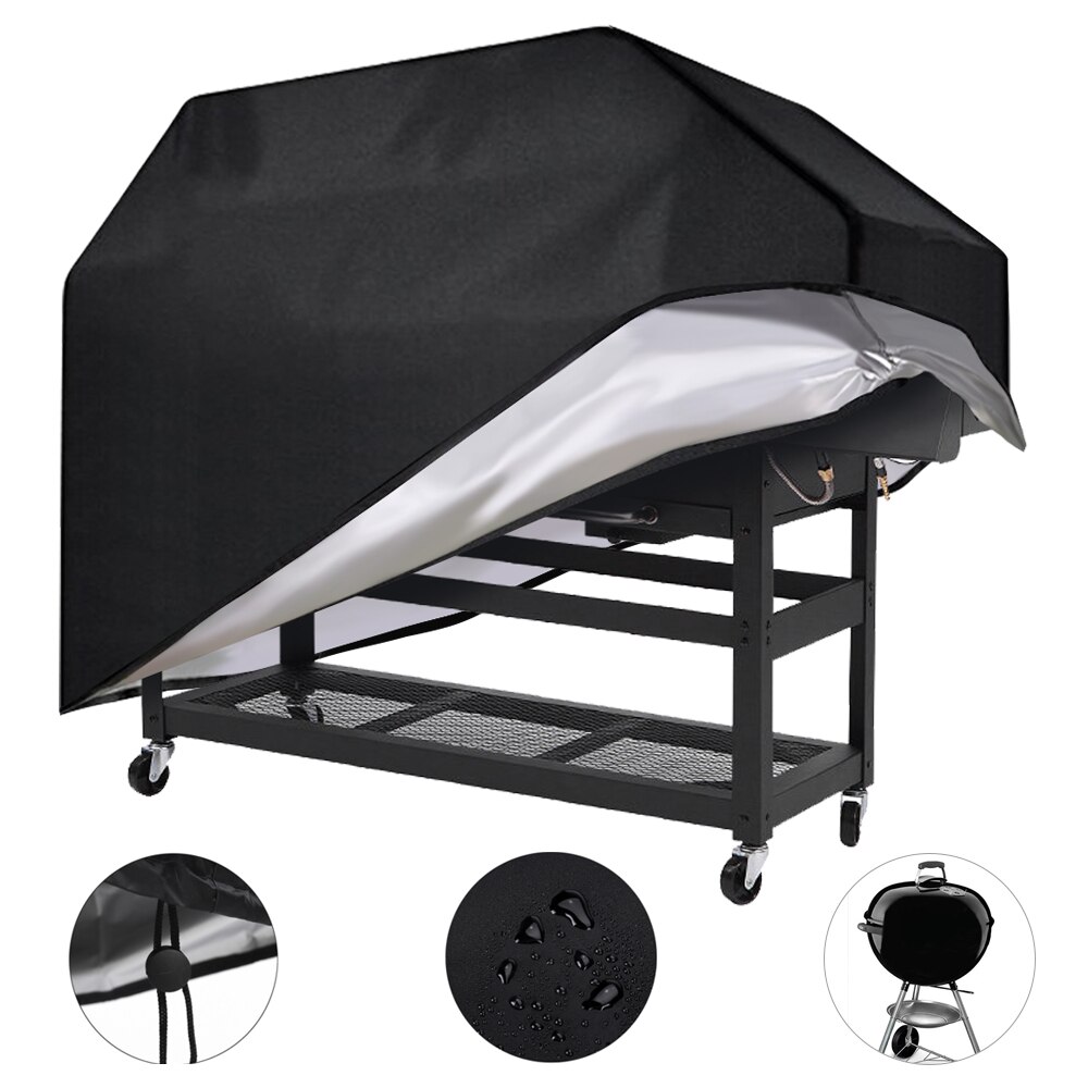 Outdoor Black Waterproof BBQ Cover Weber Heavy Dut... – Vicedeal