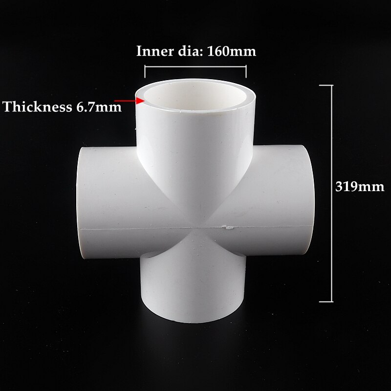 Id 63/75/90/110/160Mm Cross 4 Manieren Connector P... – Vicedeal