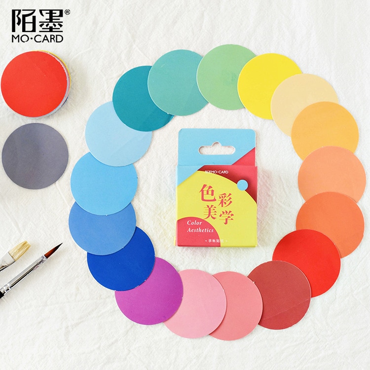 Color aesthetics Decoration Adhesive Stickers Diy ... – Vicedeal