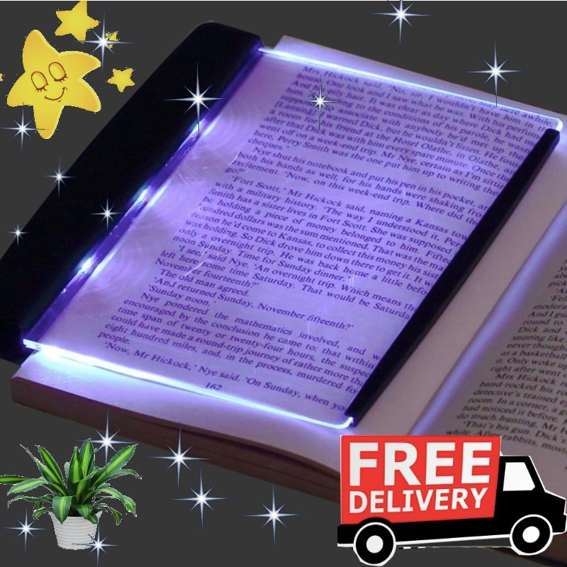 Brightness Adjustable Flat Panel Reading Light Chi... – Vicedeal