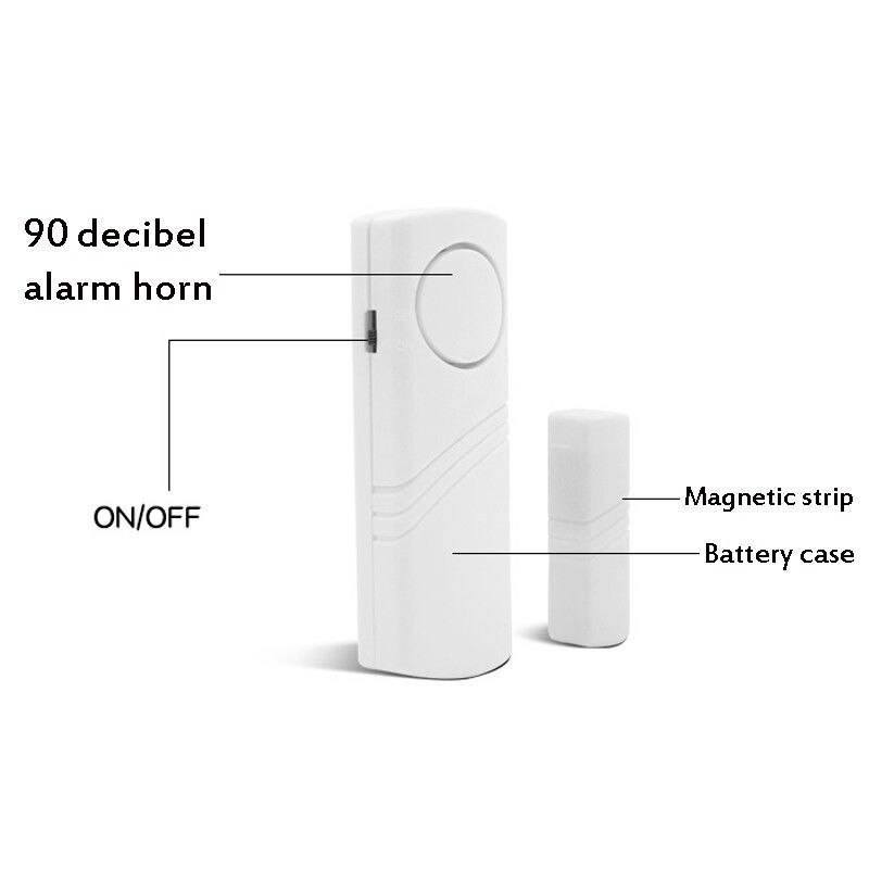 Wireless Alarm Business Entrance Chime Sensor Kit ... – Grandado