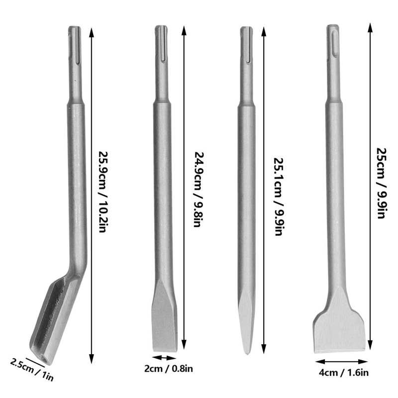 Chisels Hammer Drill Tool Set Sturdy Optional Chis... – Grandado