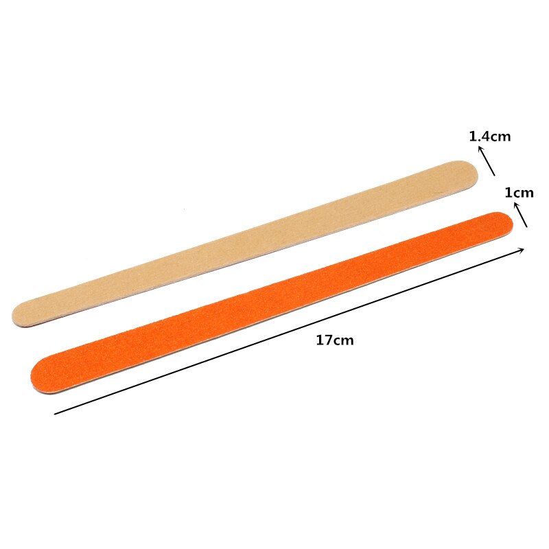 50 stk nail art slibefiler dobbeltsidet træ buffer... – Vicedeal