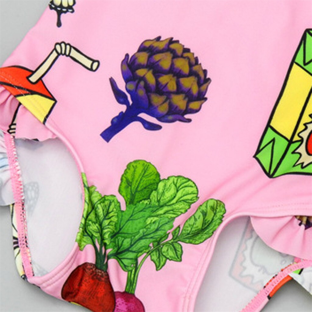 One-Piece Swimsuit for Girls Long Sleeve Multicolo... – Grandado