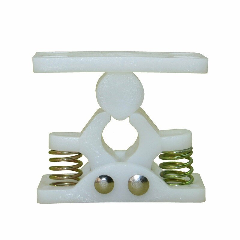 1 Pcs Door Retainer Spring Double Rivet Type White... – Grandado