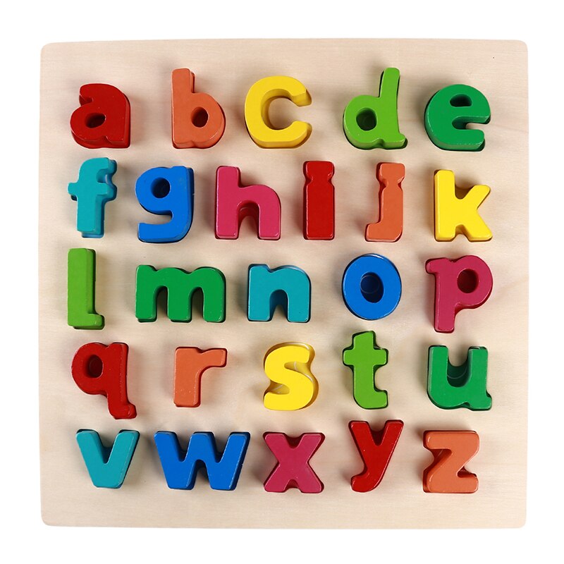 Abc Puzzel Digitale Houten Speelgoed Vroeg Leren P... – Grandado