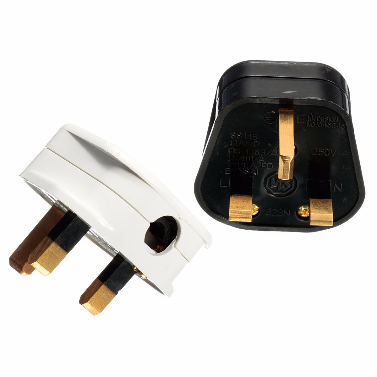 LEORY 13A 3Pin UK Plug Connector Cord Adapter AMP ... – Vicedeal