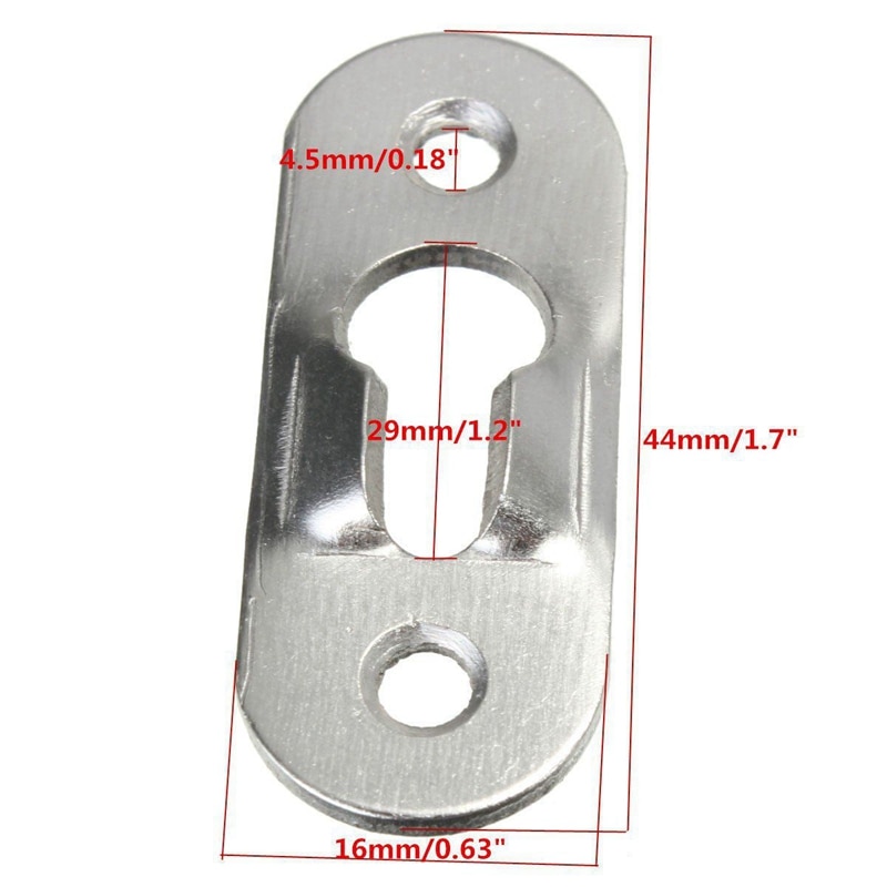 20 Pcs 44Mm Metal Keyhole Hanger Fasteners Picture... – Vicedeal