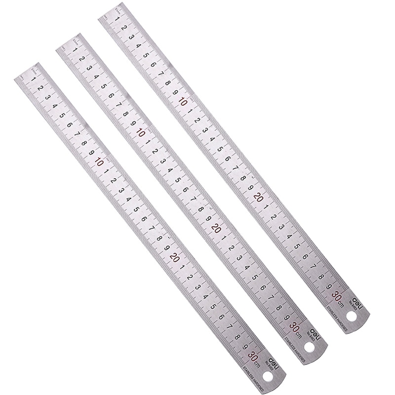 Novelty 30cm Metal Ruler Stainless Steel Straight ... – Grandado