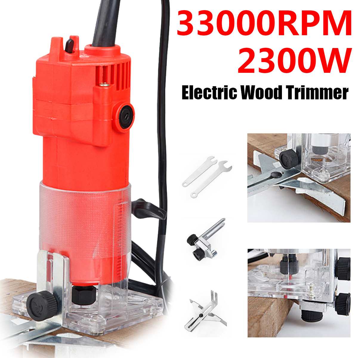 2300W 33000Rpm Houtbewerking Elektrische Trimmer H... – Grandado