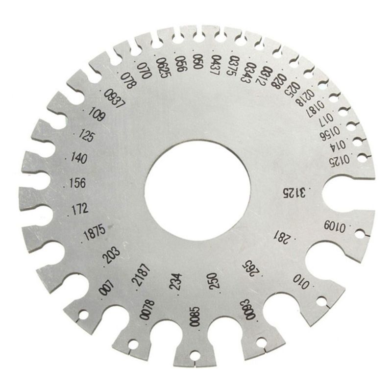 Stainless Steel 0-36 Round AWG SWG Wire Gauge Thic... – Grandado