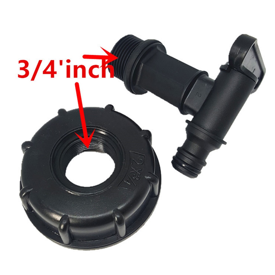 Ttlife 3/4 "Ibc Tank Tap 1000L Ton Emmer Klep Adap... – Grandado