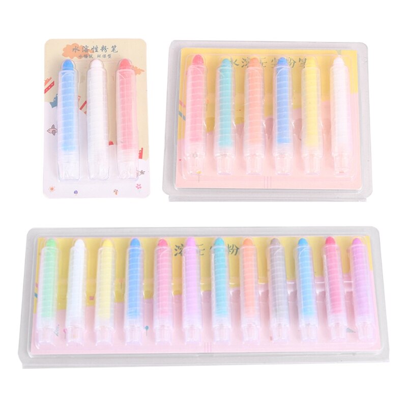 3/6/12 Colors Non Toxic Water Soluble Chalk Drawin... – Vicedeal