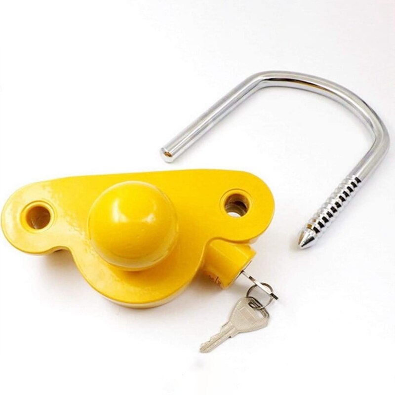 Coupler Lock Hitch Trailer Lock with 2 Key Heavy-D... – Grandado