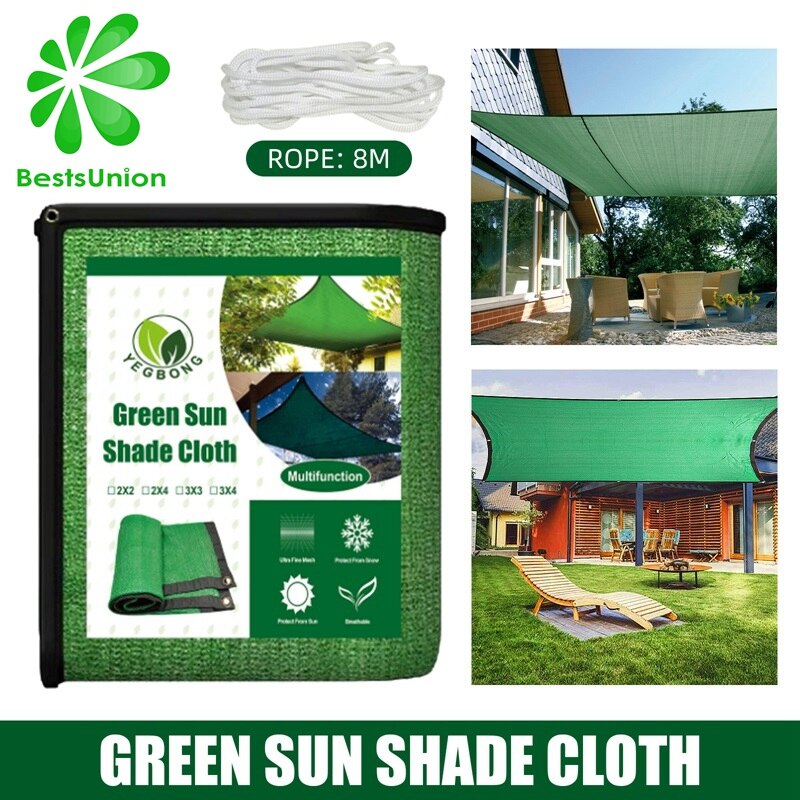 Groene Zonnescherm Doek Balkon Bloem Isolatie Nett... – Grandado