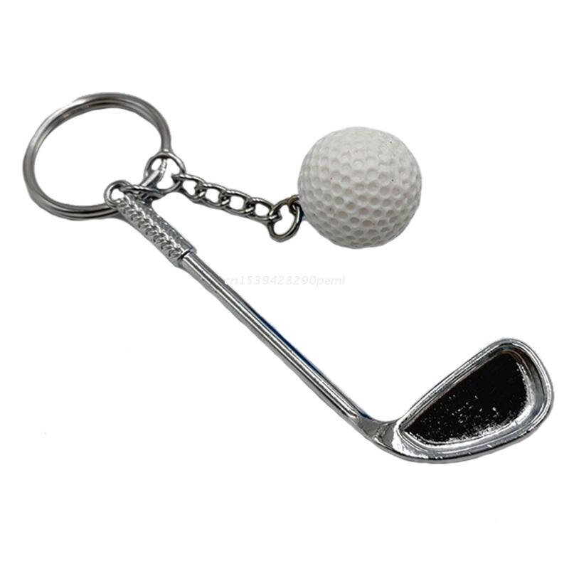 Keychain Mini Golf Racket Ball Pendant Keyring Key... – Grandado