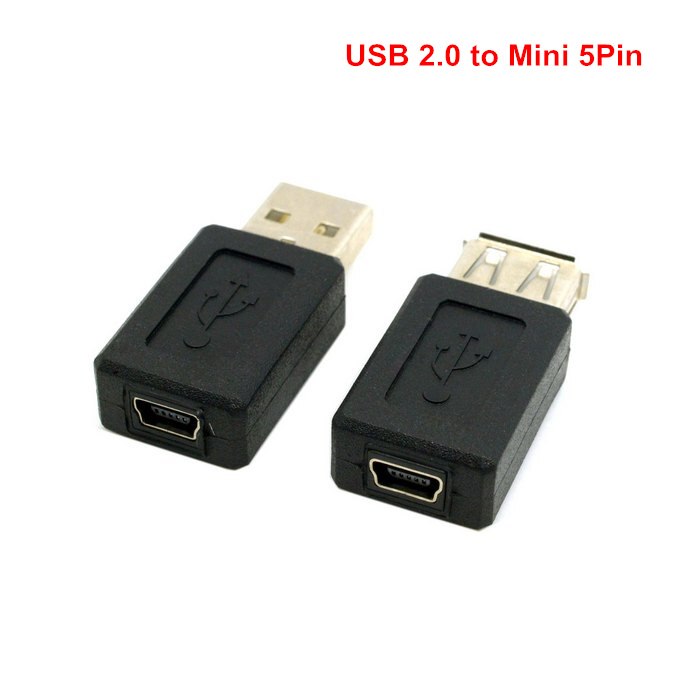 Usb 2.0 a type han til mini usb 5 pin hun & usb hu... – Grandado