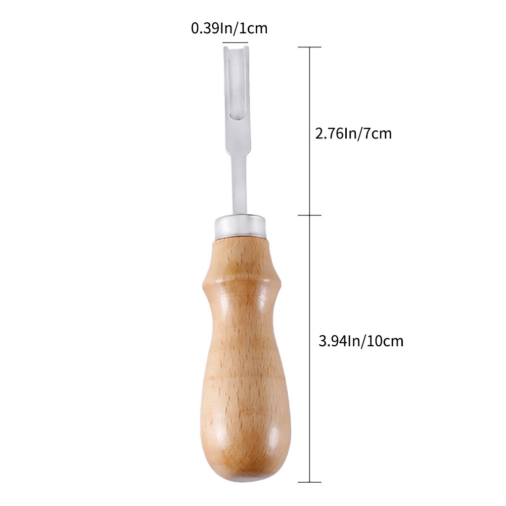 1PCS Edge Beveler Leather Wood Handle Style Leathe... – Grandado