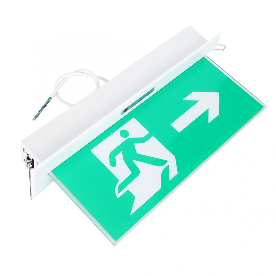 Recessed PMMA LED Emergency Exit Lighting Sign Saf... – Grandado