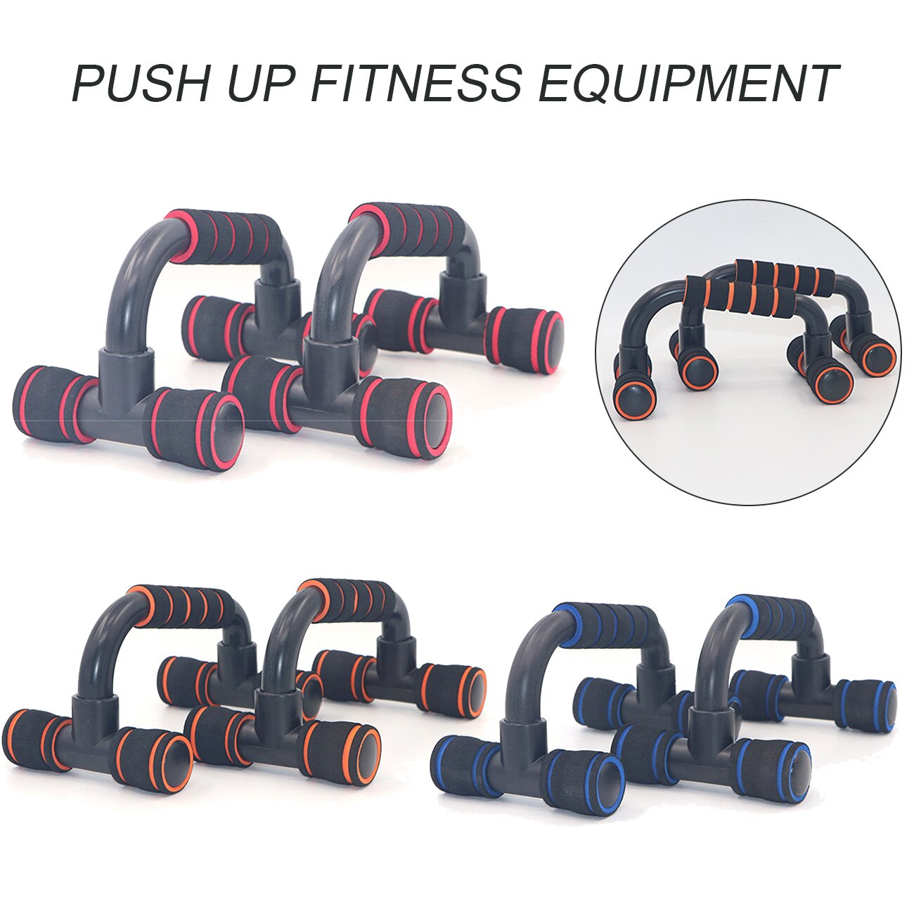 Fitness Push Up Bar Push-Ups Stands with Cushioned... – Vicedeal