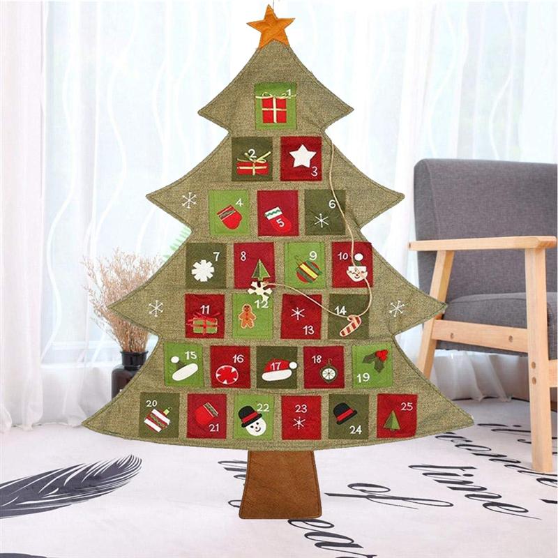 NICEXMAS Hanging Christmas Advent Calendar Countdo... – Grandado
