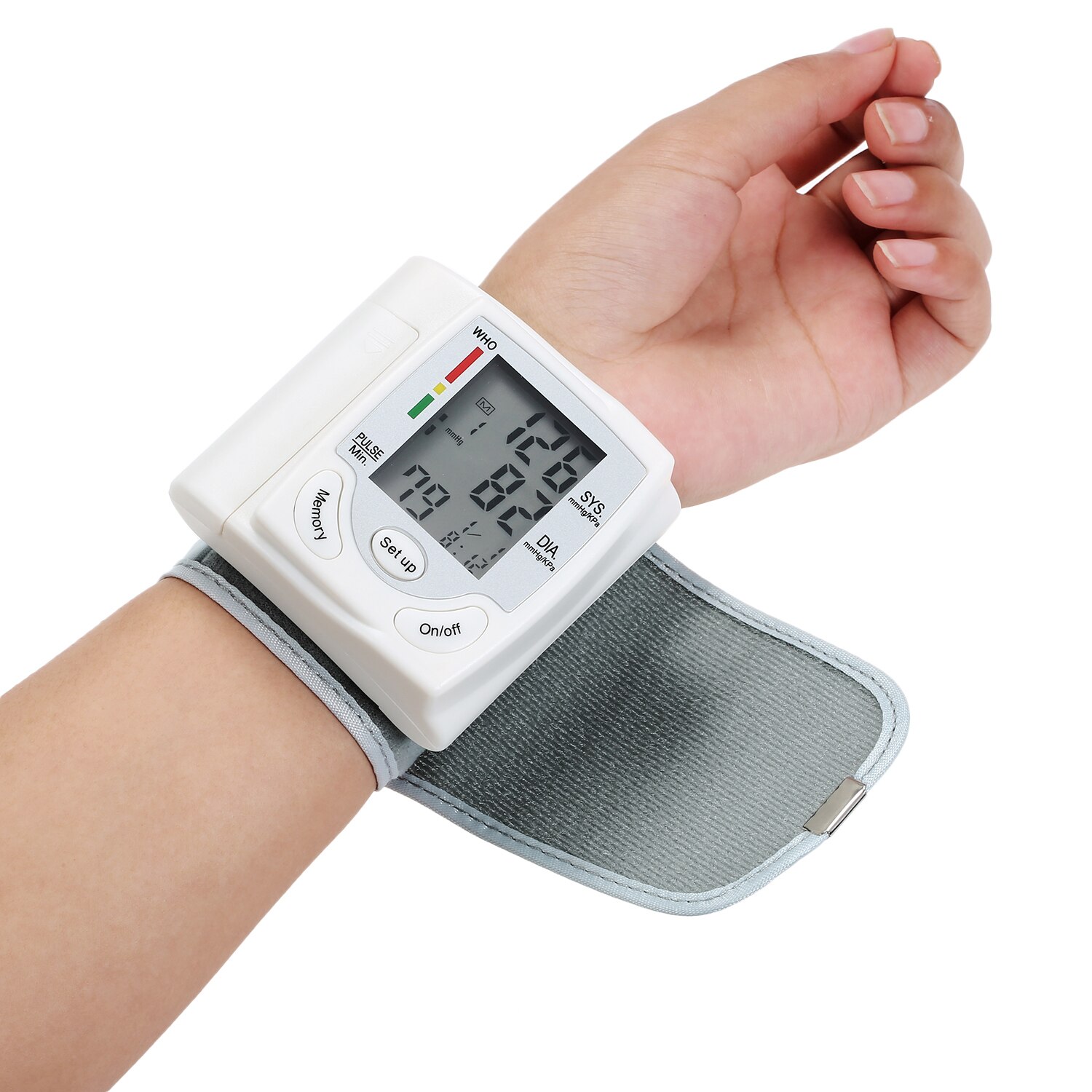 Blood Pressure Monitor Upper Arm Pulse Gauge Meter... – Grandado