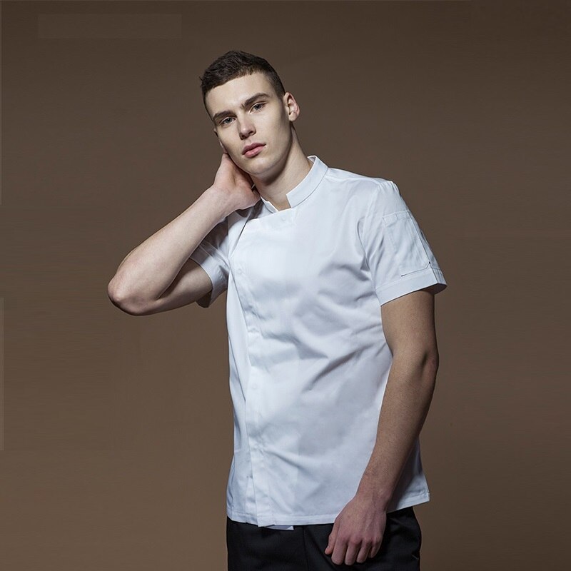 Restaurant Hotel Kitchen Man Woman Chef Jacket,Sho... – Grandado