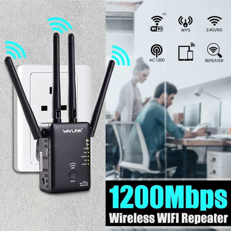 Wavlink AC1200 WIFI Repeater Range Extender Mini W... – Grandado