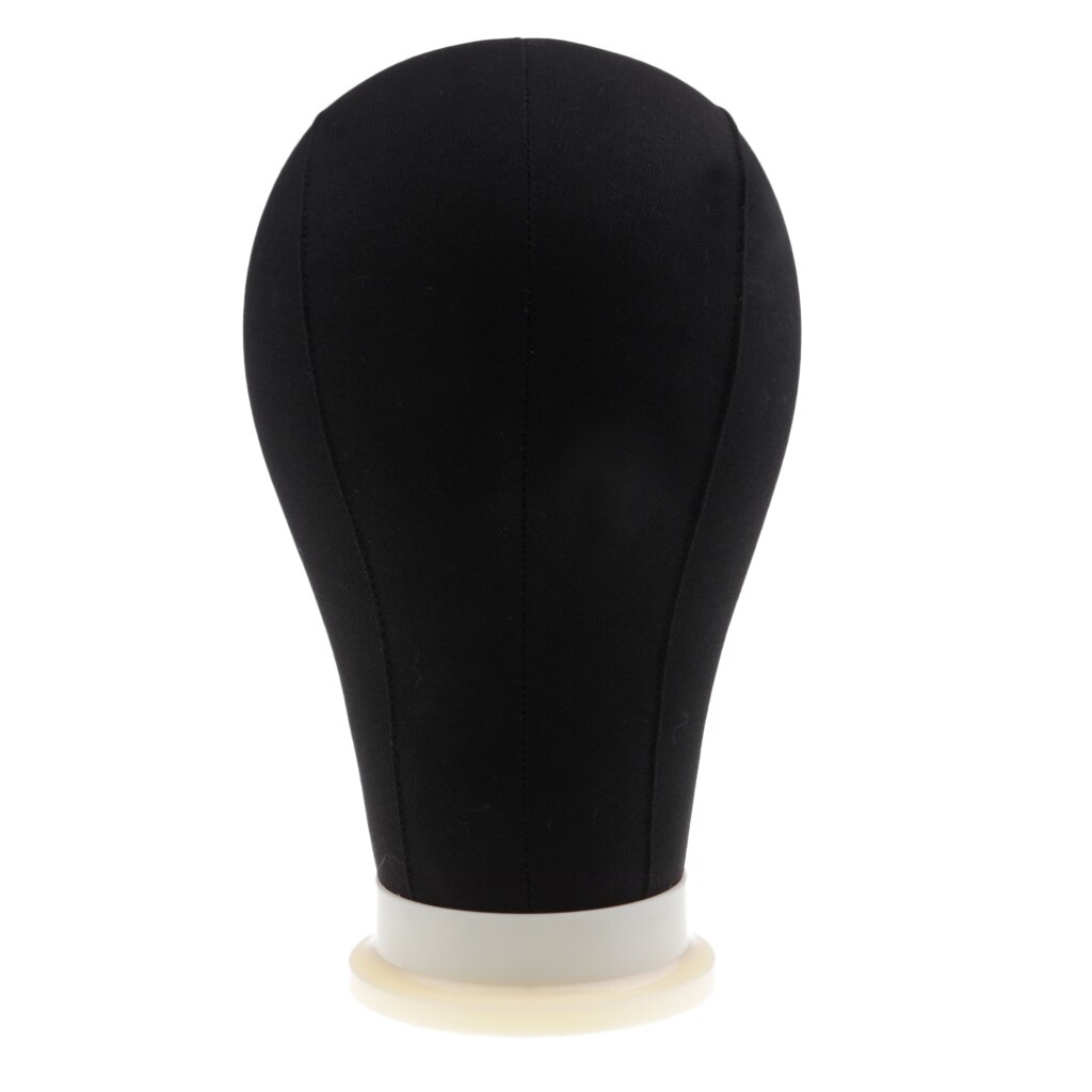 Zwart Canvas Blok Pruik Hoofd Mannequin Hoofd Voor... – Vicedeal