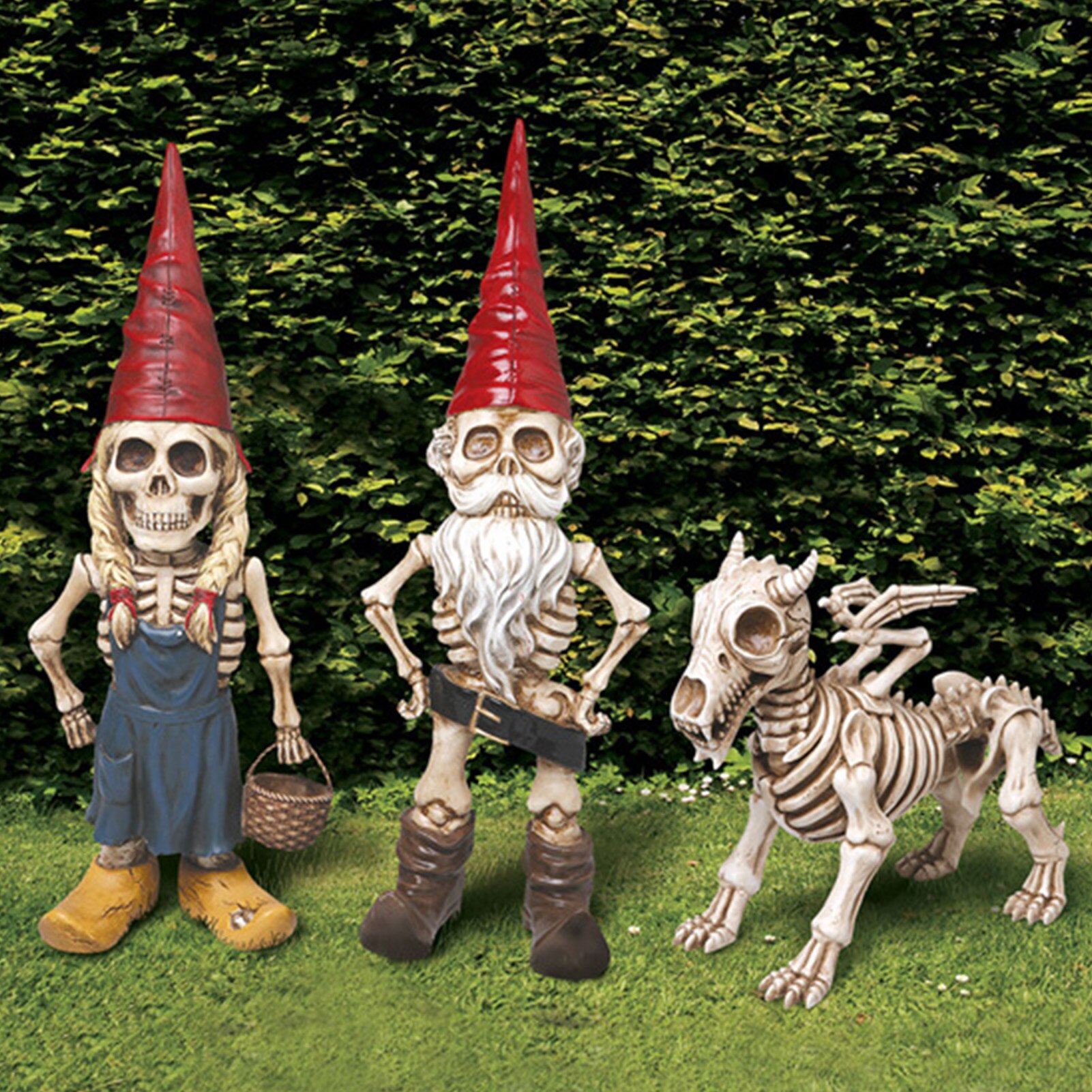 Skeleton Fairy Garden Gnome Yard Art Home Decor Sh... – Vicedeal