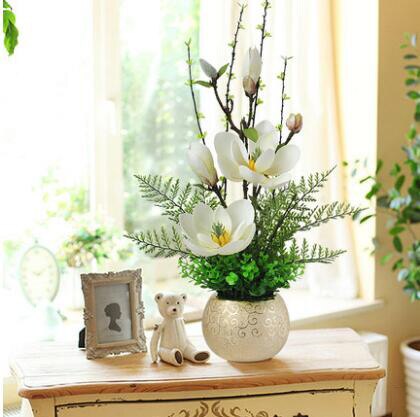 Modern Magnolia Flower+Artificial Flower Home Furn... – Grandado