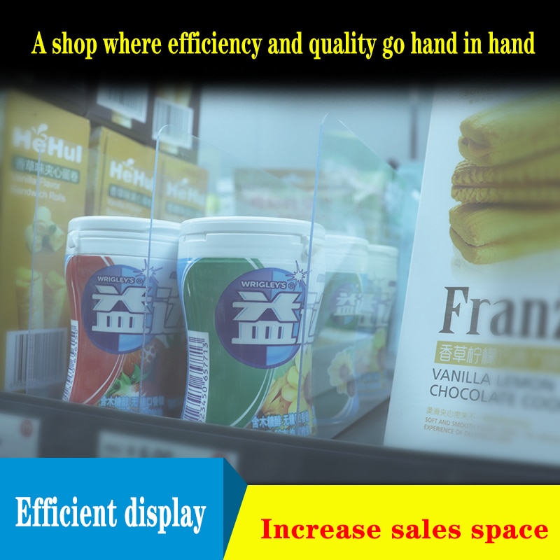Shopping Mall Supermarket Plastic Shelf Baffle Gua... – Grandado