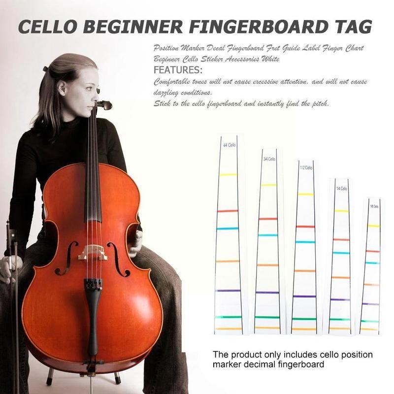 Cello Position Marker Decal Fingerboard Fret Guide... – Grandado