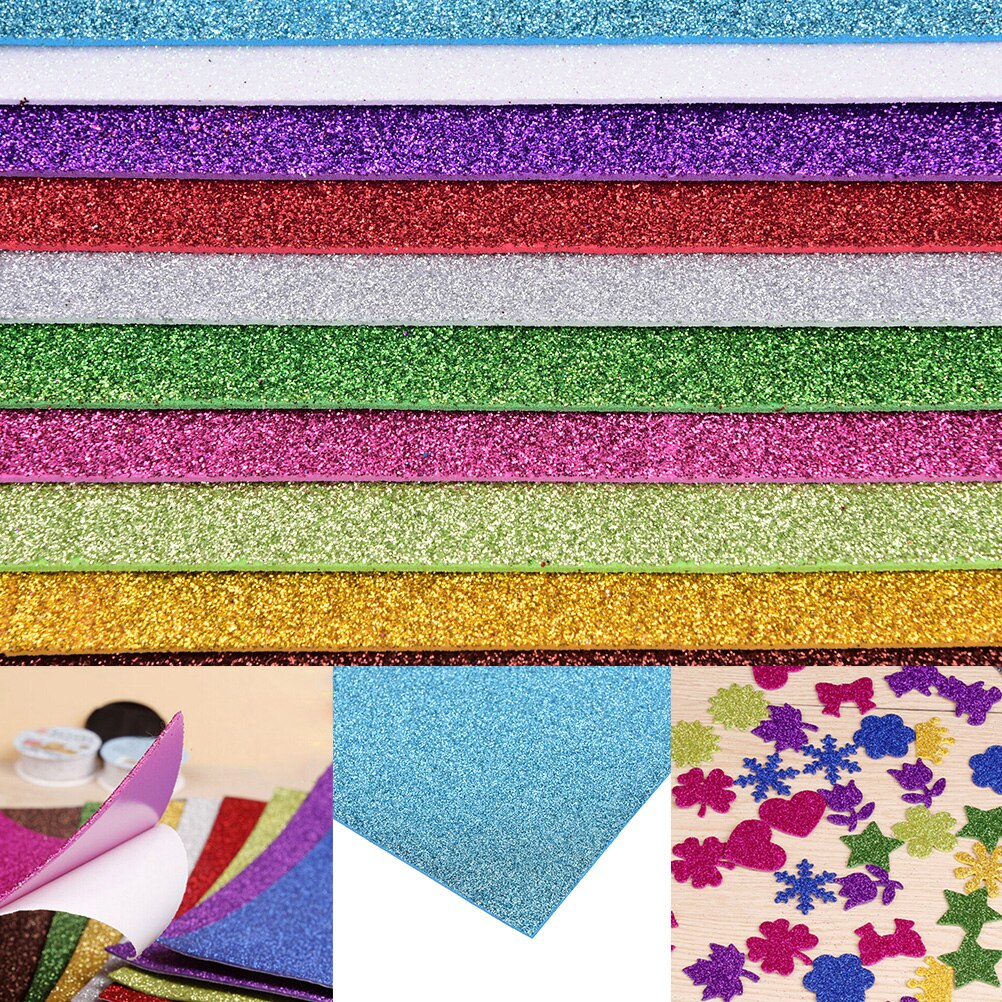 10 pièces Flash papier éponge épais avec poudre de... – Grandado