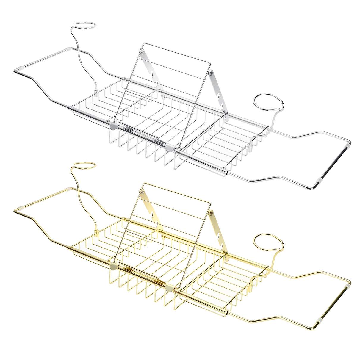 Extendable Bathroom Shelf Bathtub Tray Shower Cadd... – Grandado