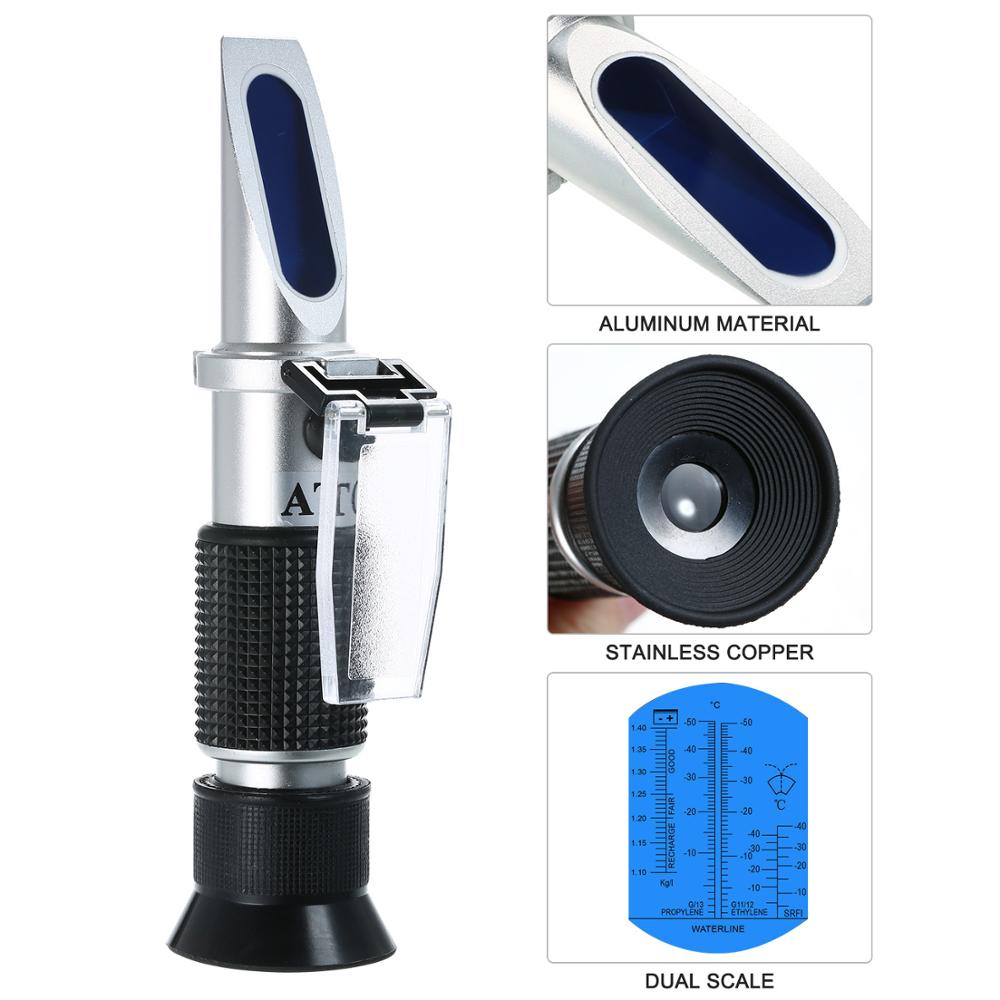 4 in 1 Antifreeze Refractometer Coolant Tester for... – Vicedeal