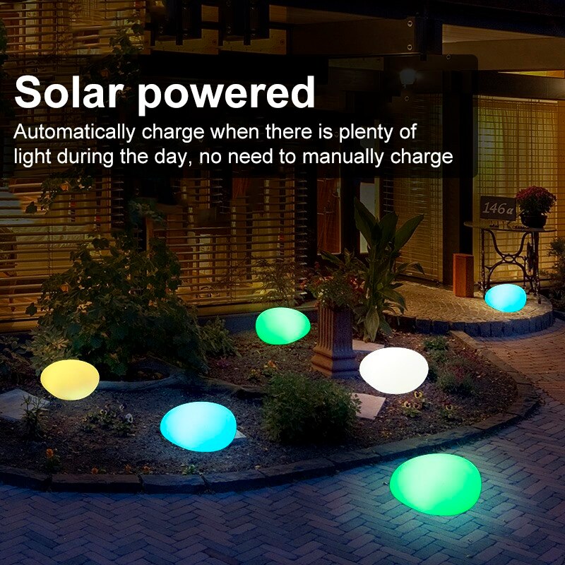 Solar Verlichting Outdoor, Glow Geplaveide Vorm So... – Grandado