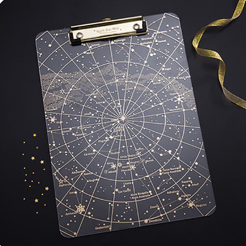 Big Starry Sky Clipboard Transparent A4 Paper Writ... – Grandado