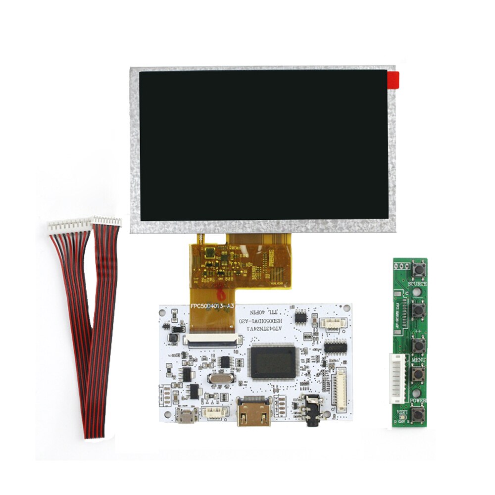 5 Inch Tft Lcd Display Module Kit Rgb 800X480 Moni... – Grandado