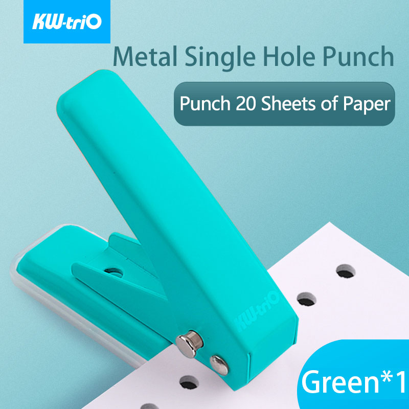 KW-triO Mini Single Hole Punch Plastic Notebook Ho... – Grandado