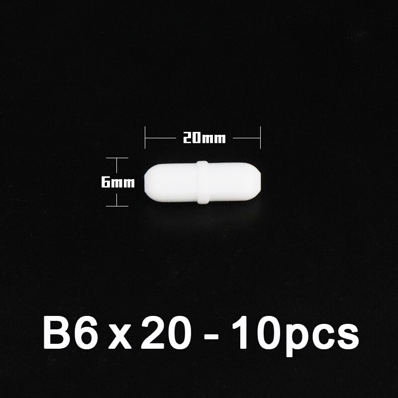 PTFE Magnetic Stirrer Stir Bar Type-B White Spin B... – Grandado