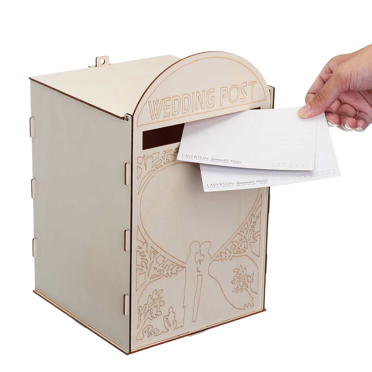 Diy Wooden Wedding Supplies Mailbox Royal Mail Sty... – Grandado
