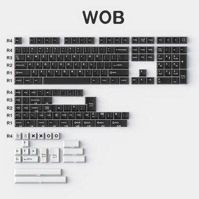 173 Keys DOUBLE SHOT Cherry Profile GMK Wob ANSI I... – Grandado