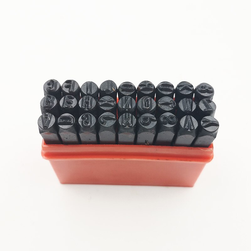 A-Z 26 Letters 4mm 27pcs/set Steel Stamp Punch Lea... – Grandado