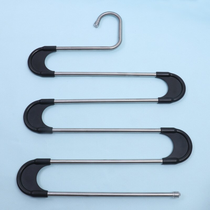 Multifunction Pants Closet Holder Rack S-type Fold... – Vicedeal