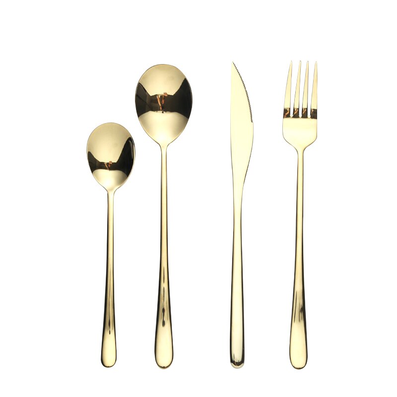 Spklifey Bestek Set Gouden Lepel Vorken Lepels Mes... – Grandado