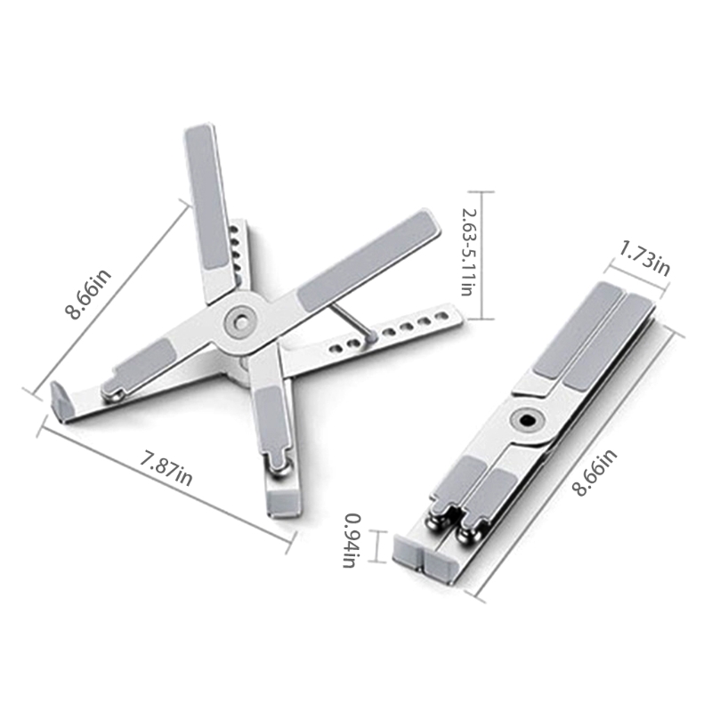 2022 Sturdy Aluminum Laptop Riser Adjustable Multi... – Vicedeal
