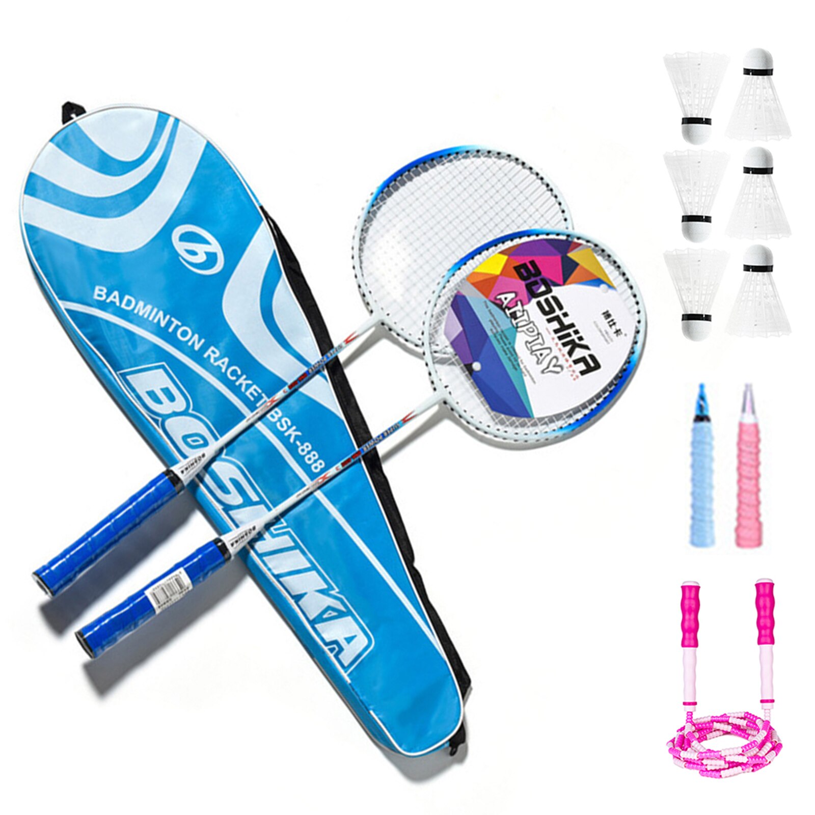 Badminton Racket Set Ijzer Legering Training Badmi... – Vicedeal