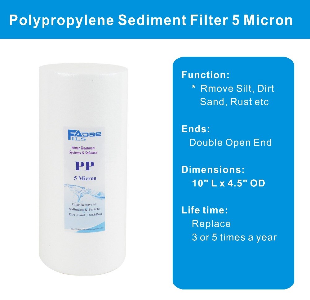 10-Inch Hele Huis Pp Smelt Geblazen Grote Blauwe W... – Vicedeal